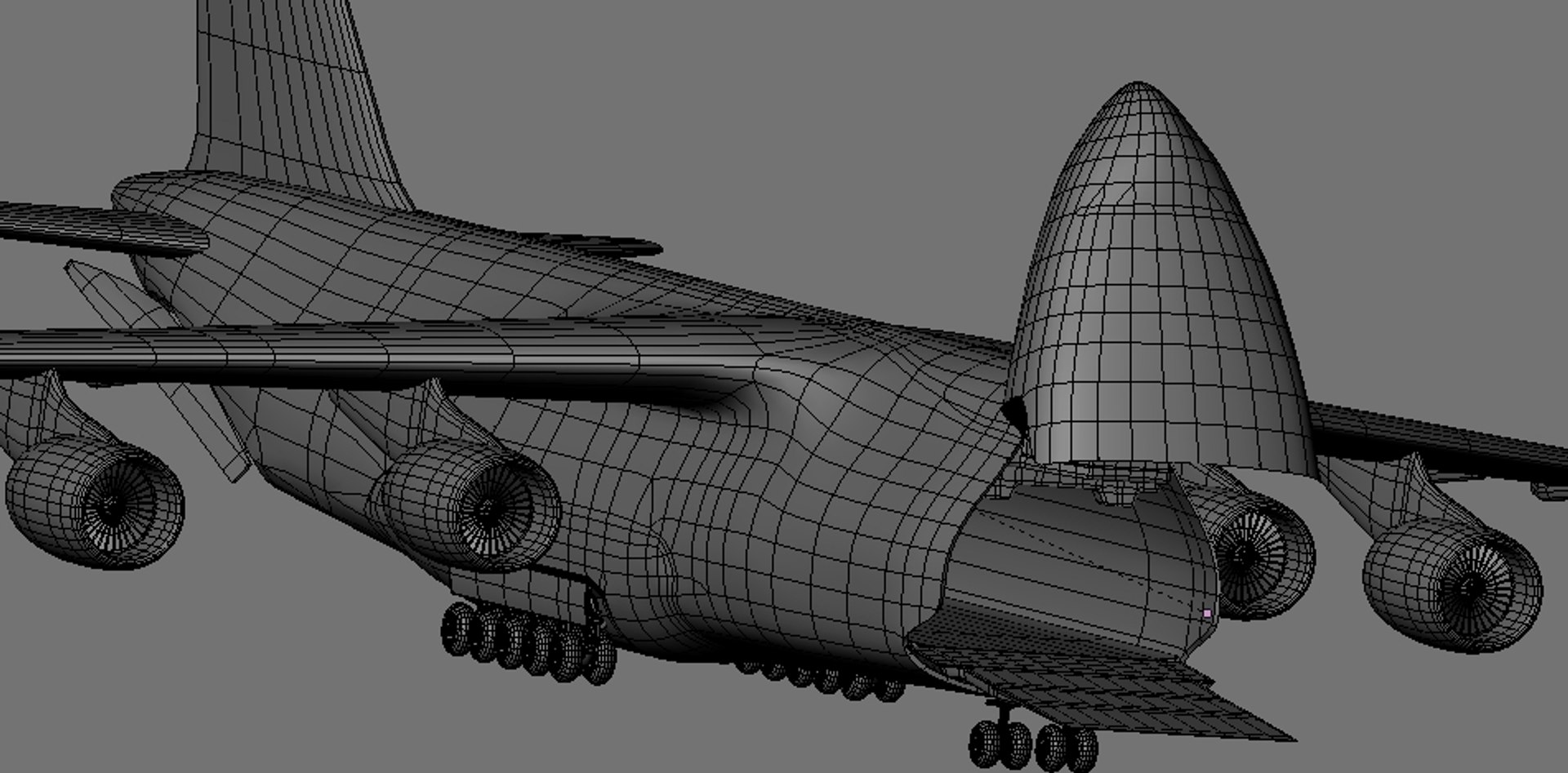antonov volga dnepr 3d model