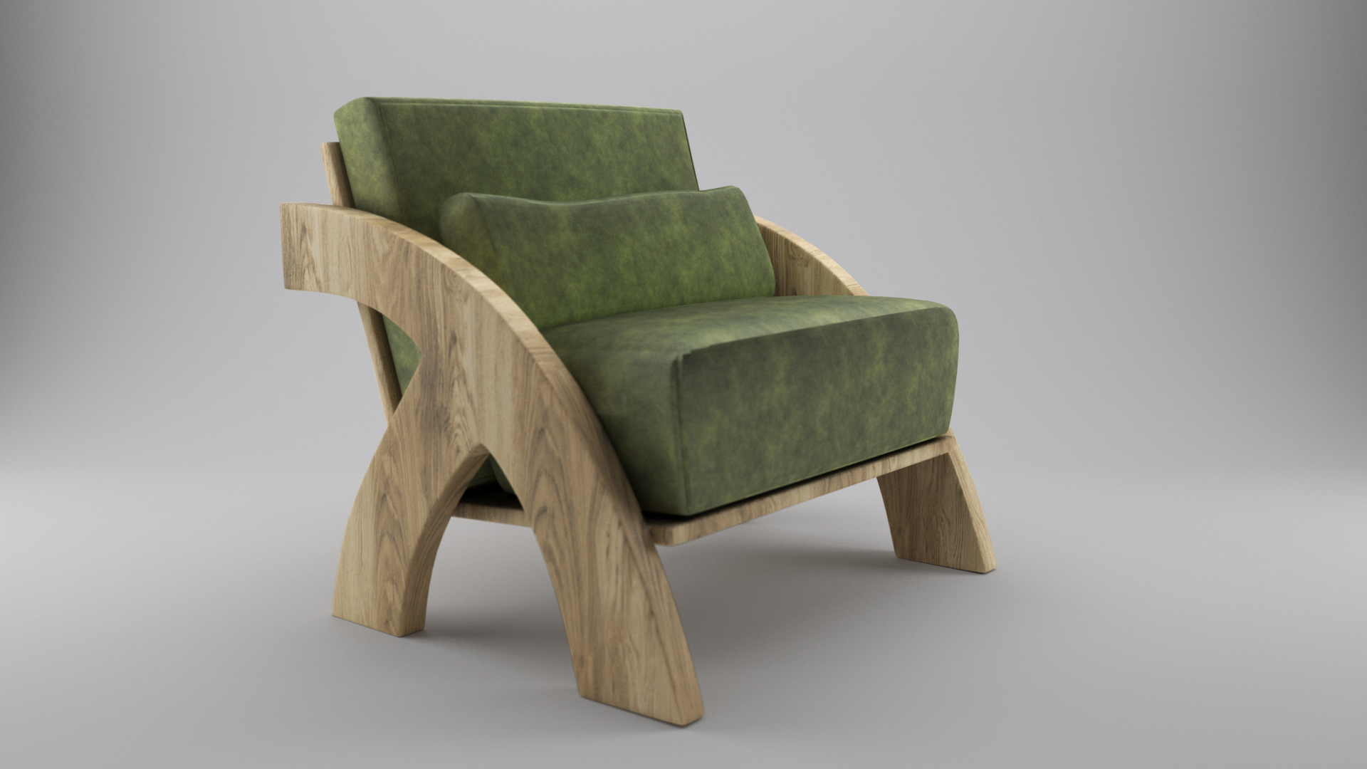 3D model Modern Leather Arm Chair - TurboSquid 2085235