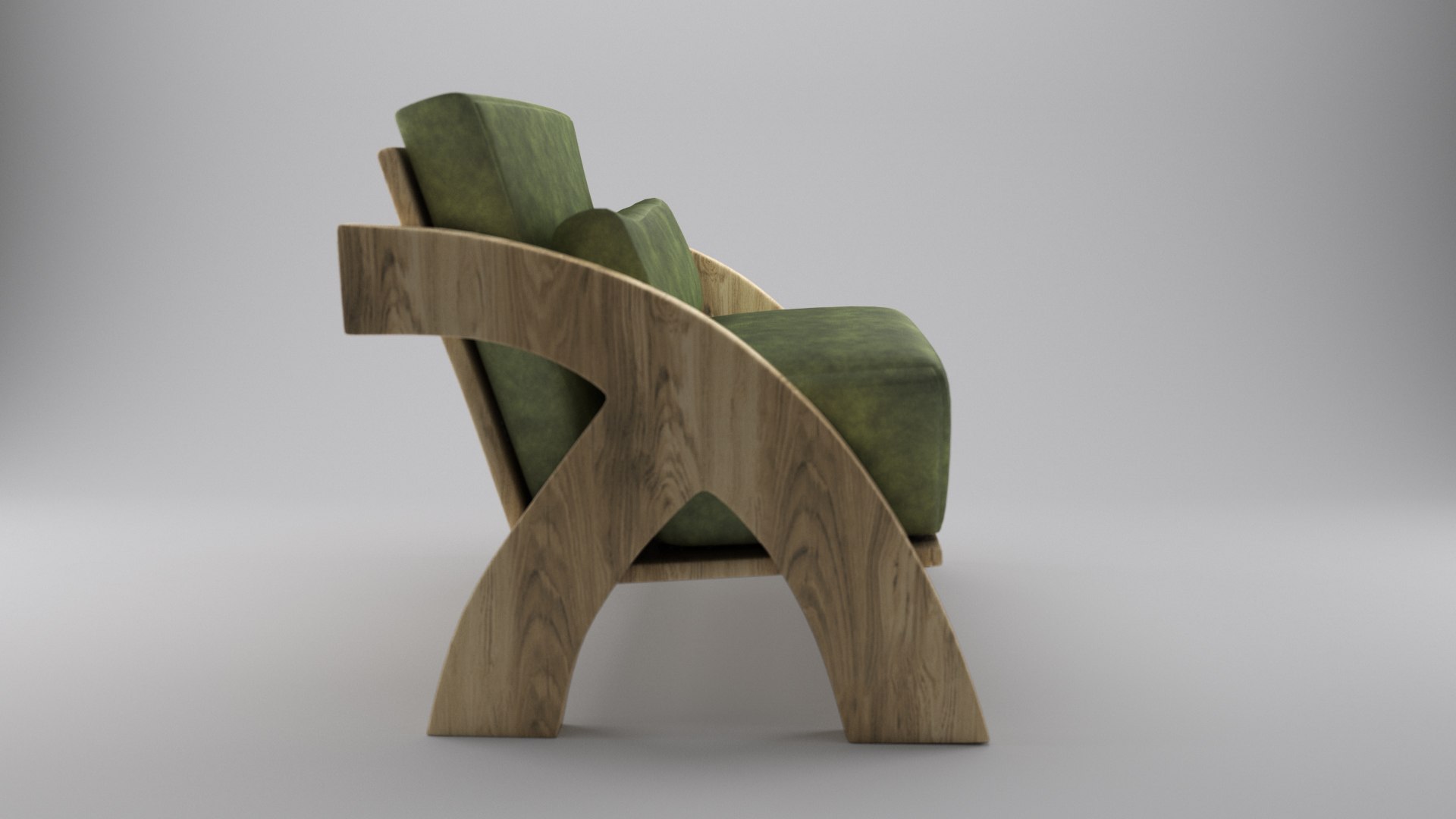 3D model Modern Leather Arm Chair - TurboSquid 2085235