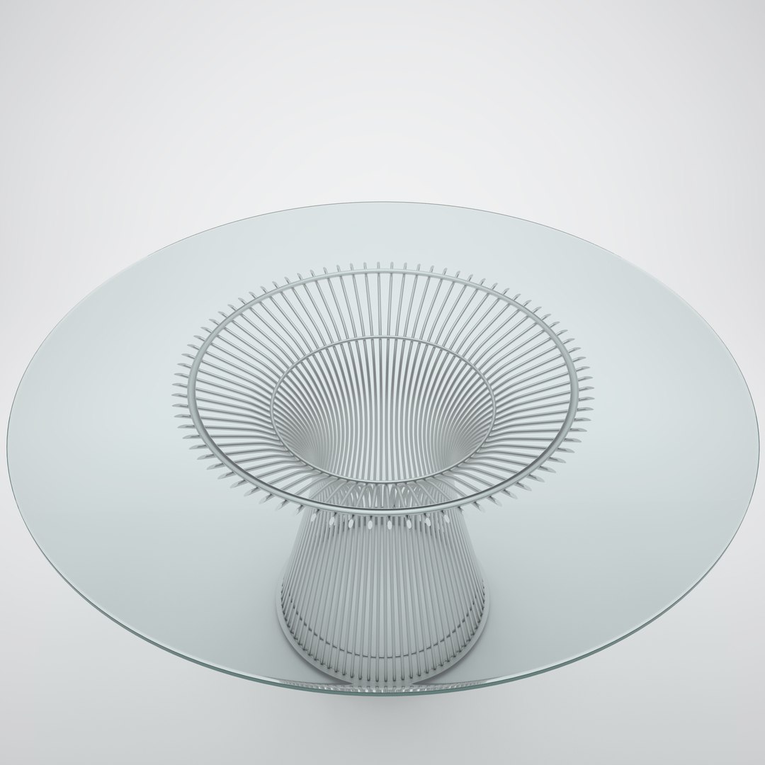 3d platner dining table