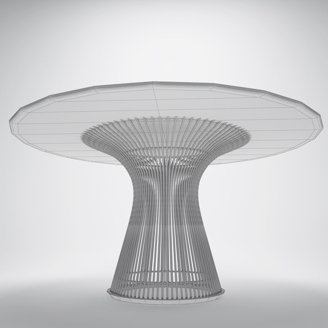 3d platner dining table