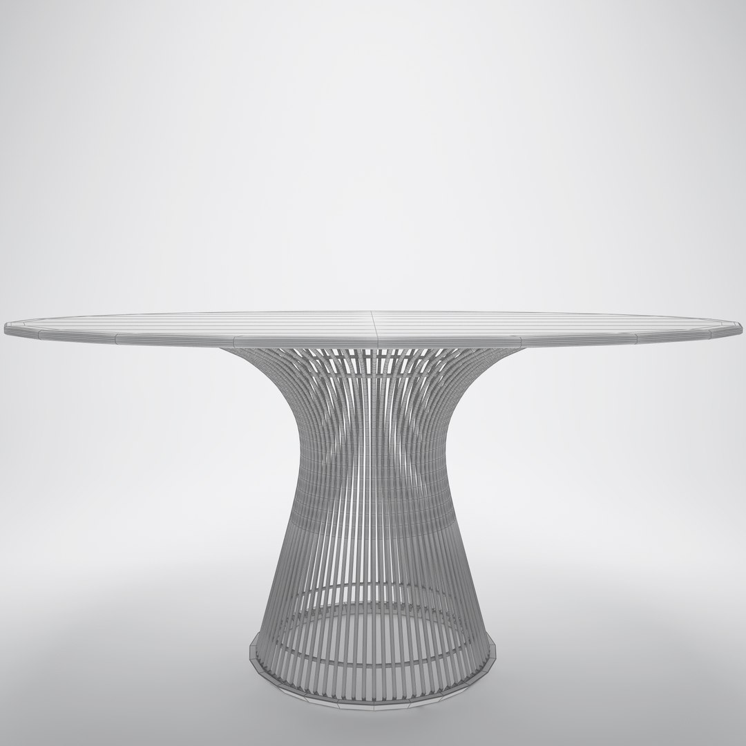 3d platner dining table