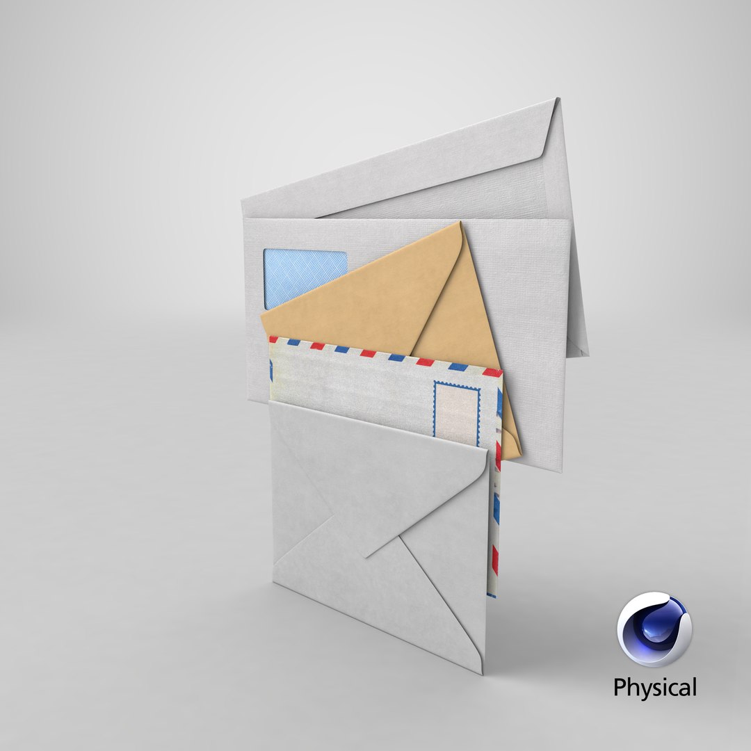 3D Model Envelope 03 - TurboSquid 1852297