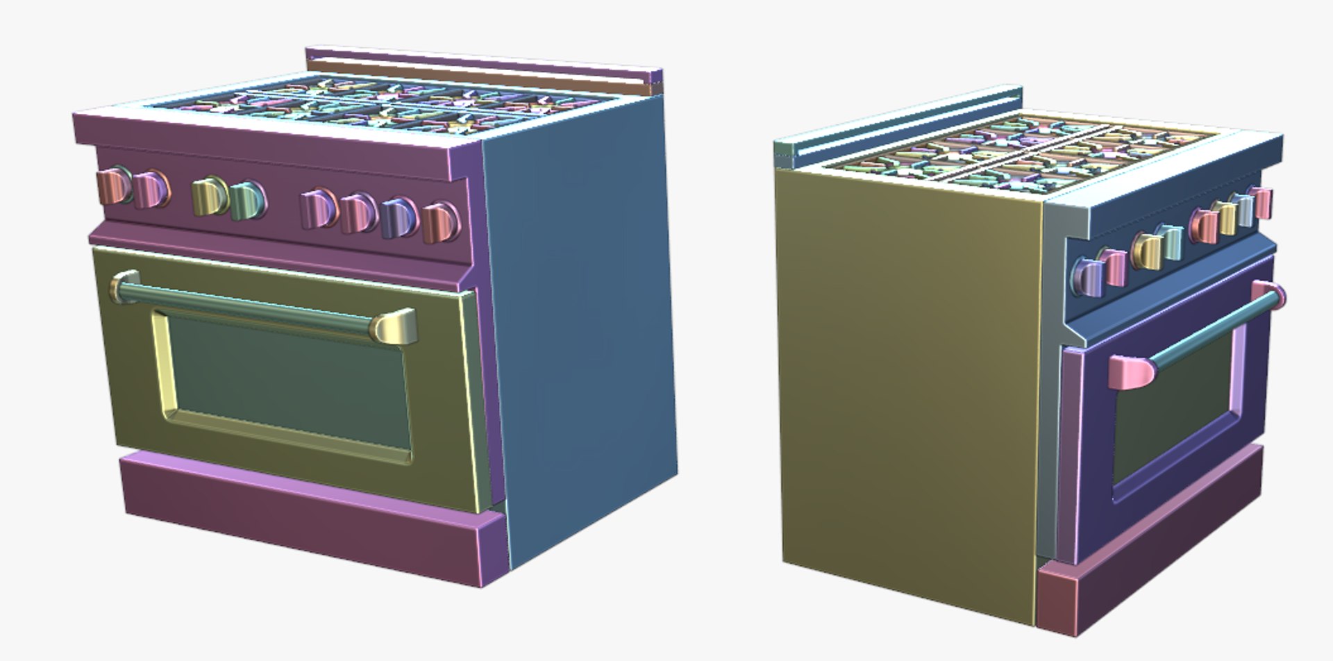 3D Kitchen Stove Model - TurboSquid 1591744
