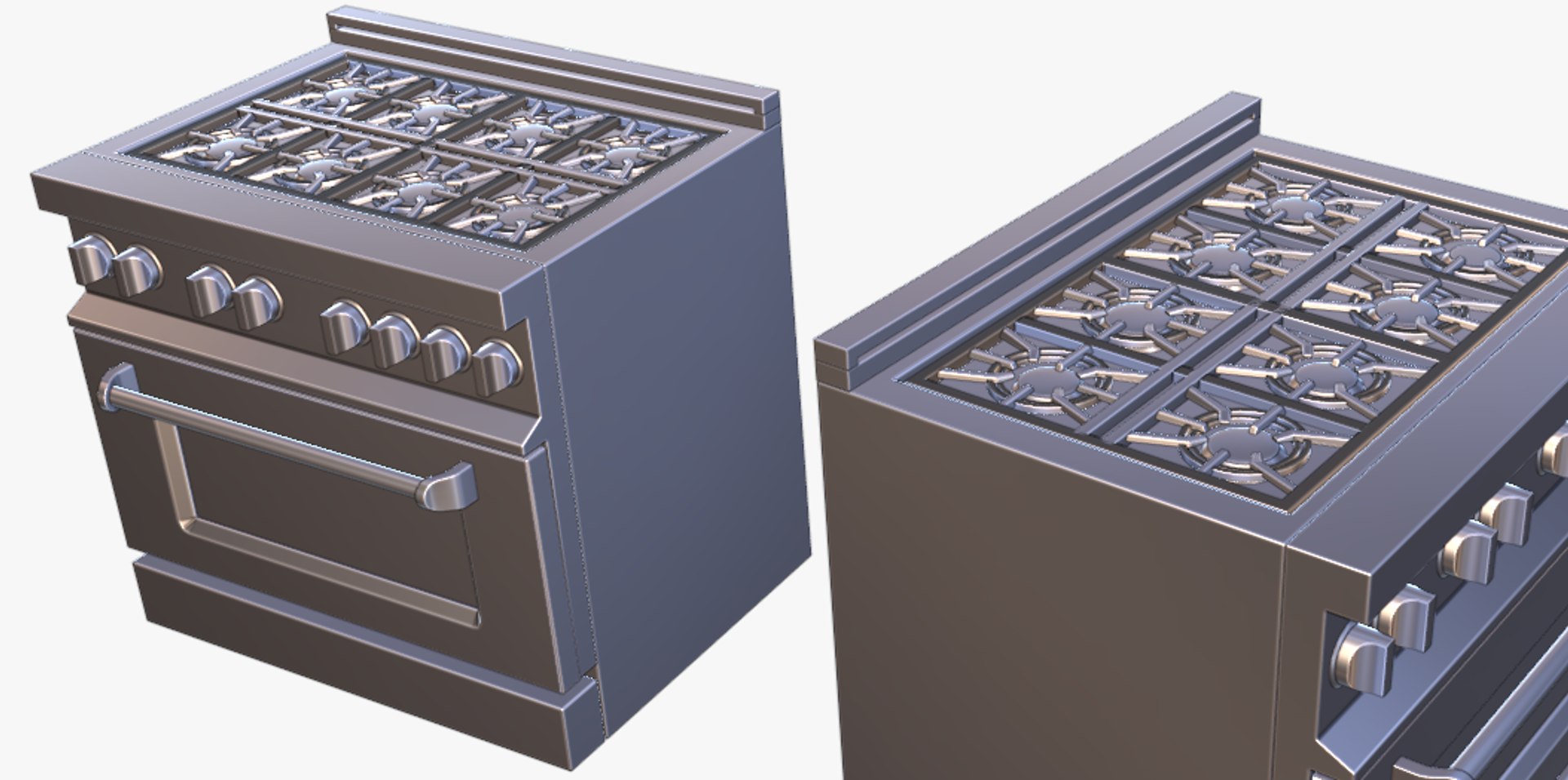 3D Kitchen Stove Model - TurboSquid 1591744