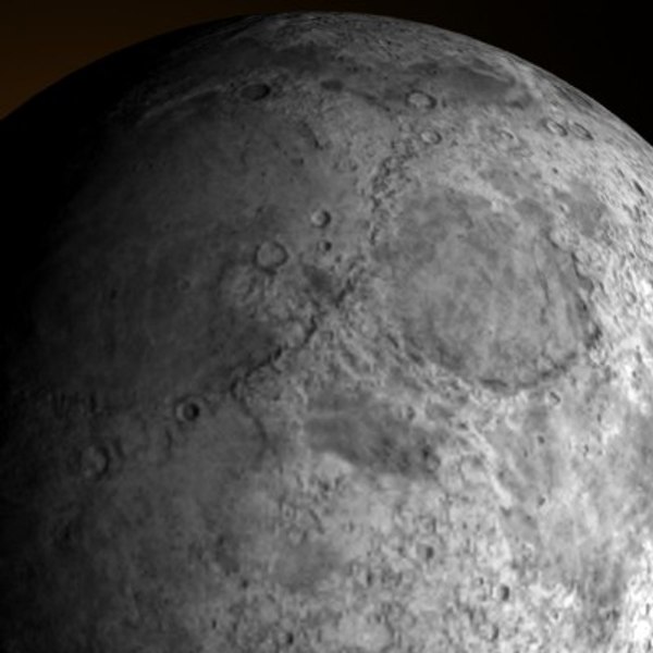 3d moon lunar model