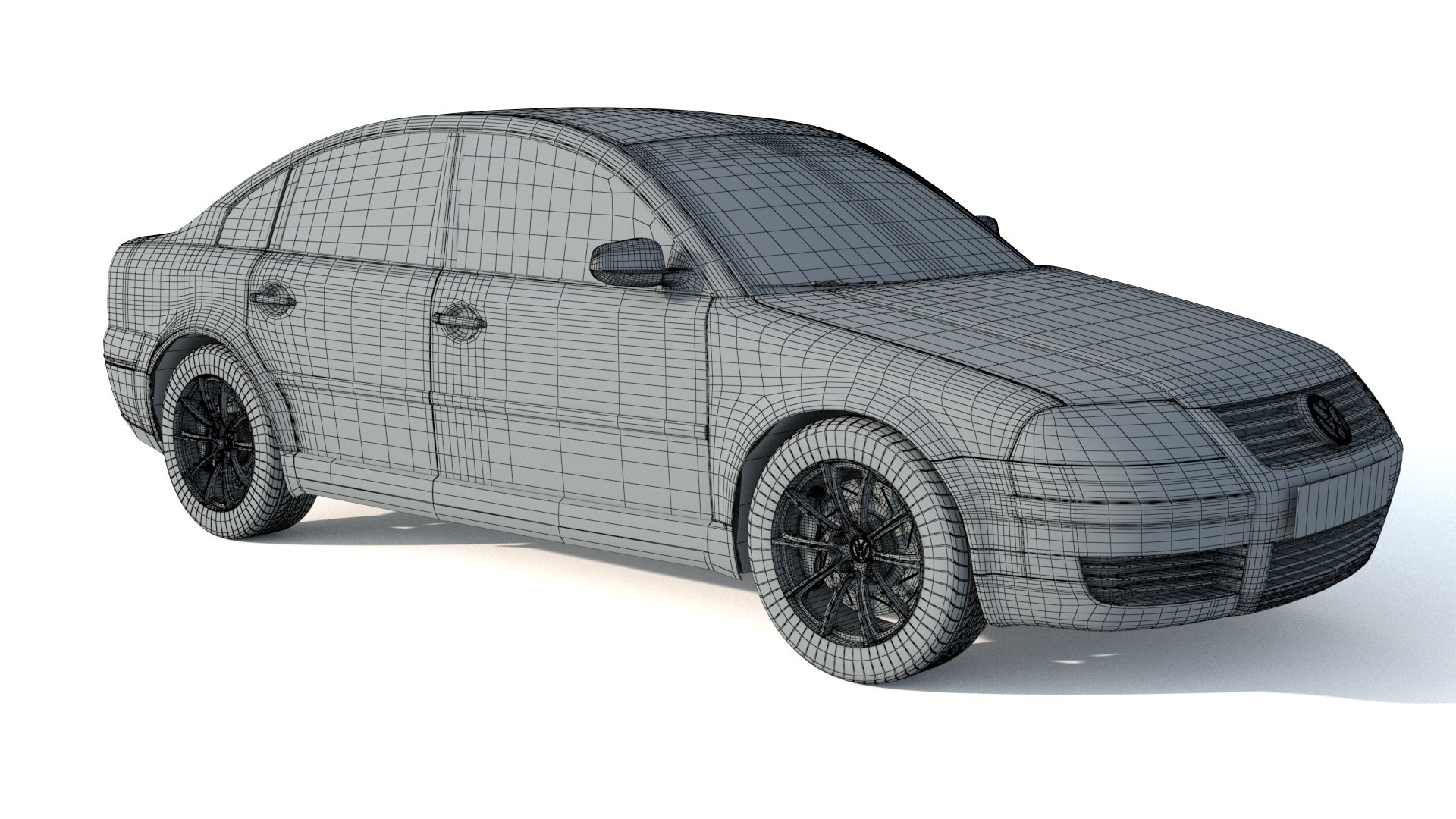 Volkswagen Passat 1 9 TDI Model - TurboSquid 2007428
