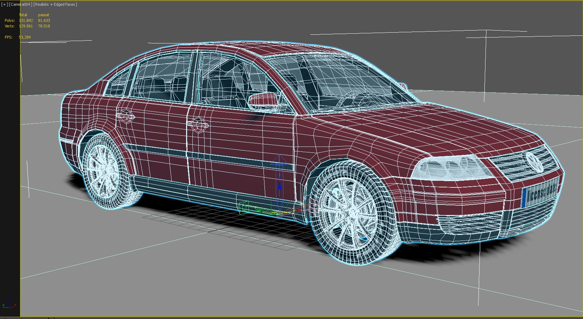 Volkswagen Passat 1 9 TDI Model - TurboSquid 2007428