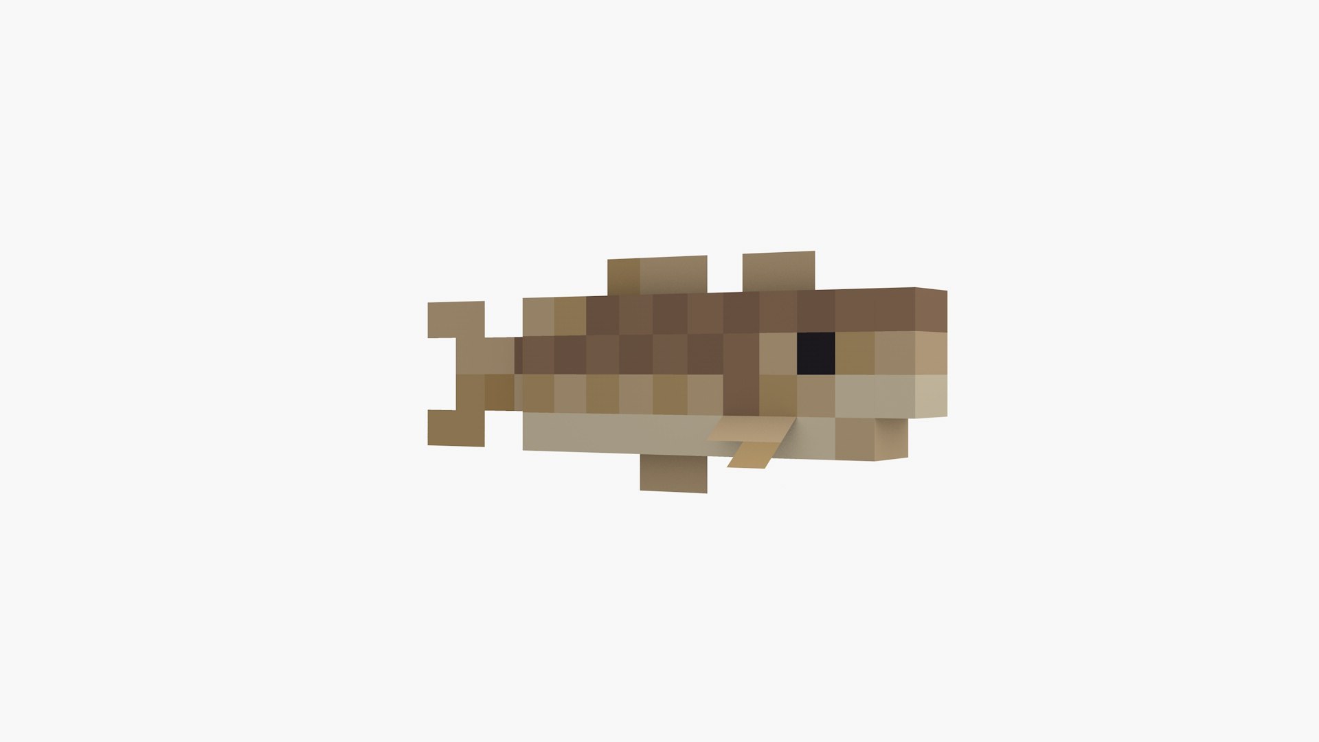 Cod Minecraft 3D - TurboSquid 2347277
