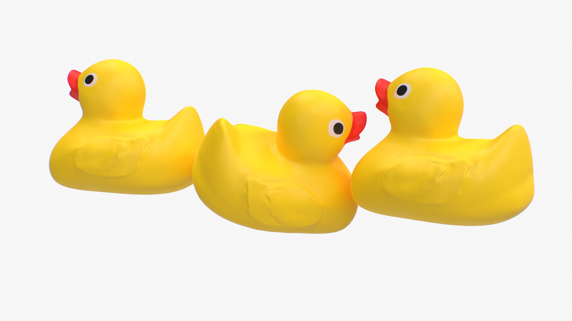 3D Rubber Duck Yellow - TurboSquid 1863048