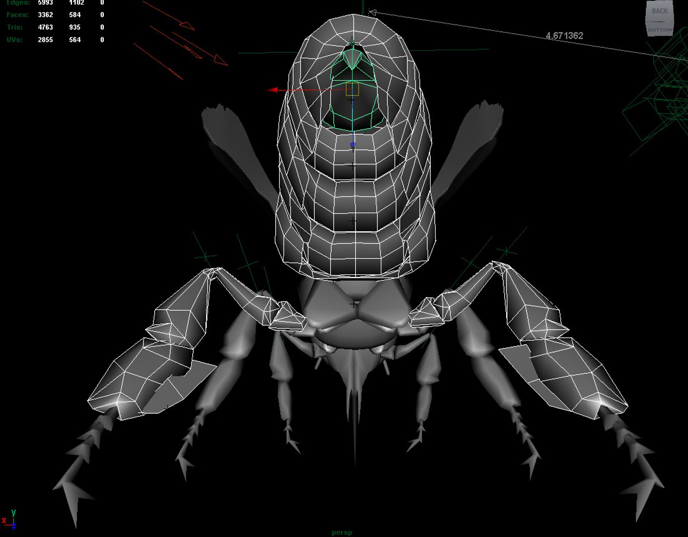 Bee Wing 3d Model