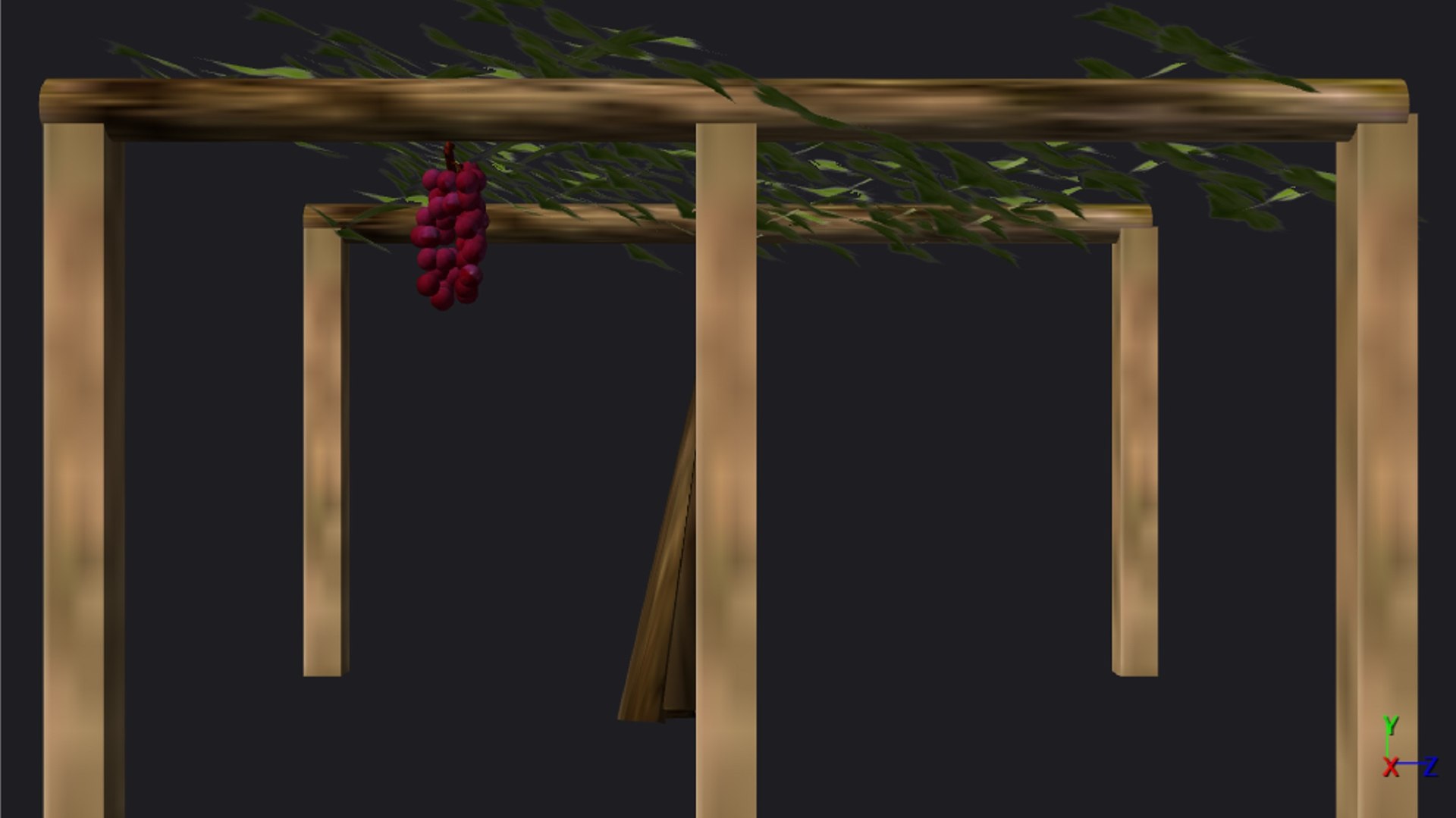 grapes tree 3d model