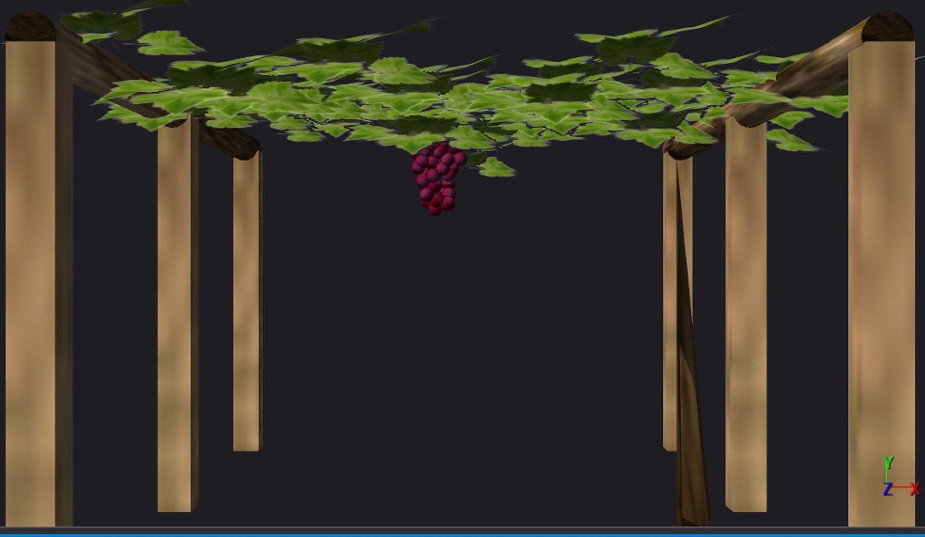 grapes tree 3d model