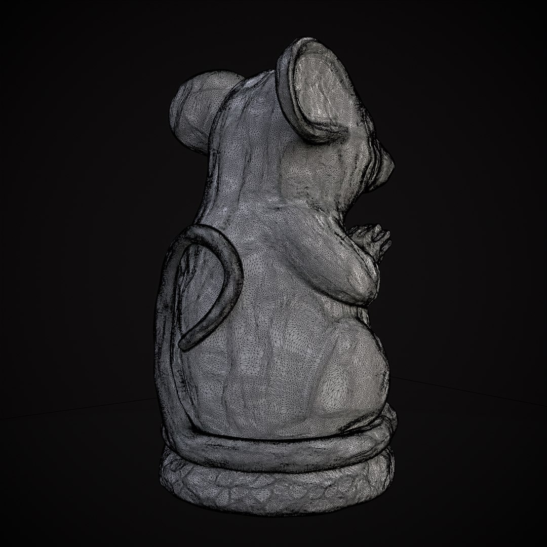 Praying Mouse 3D Print 3D - TurboSquid 2134347