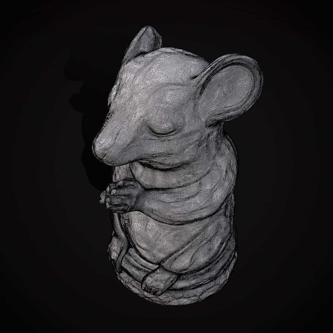 Praying Mouse 3D Print 3D - TurboSquid 2134347
