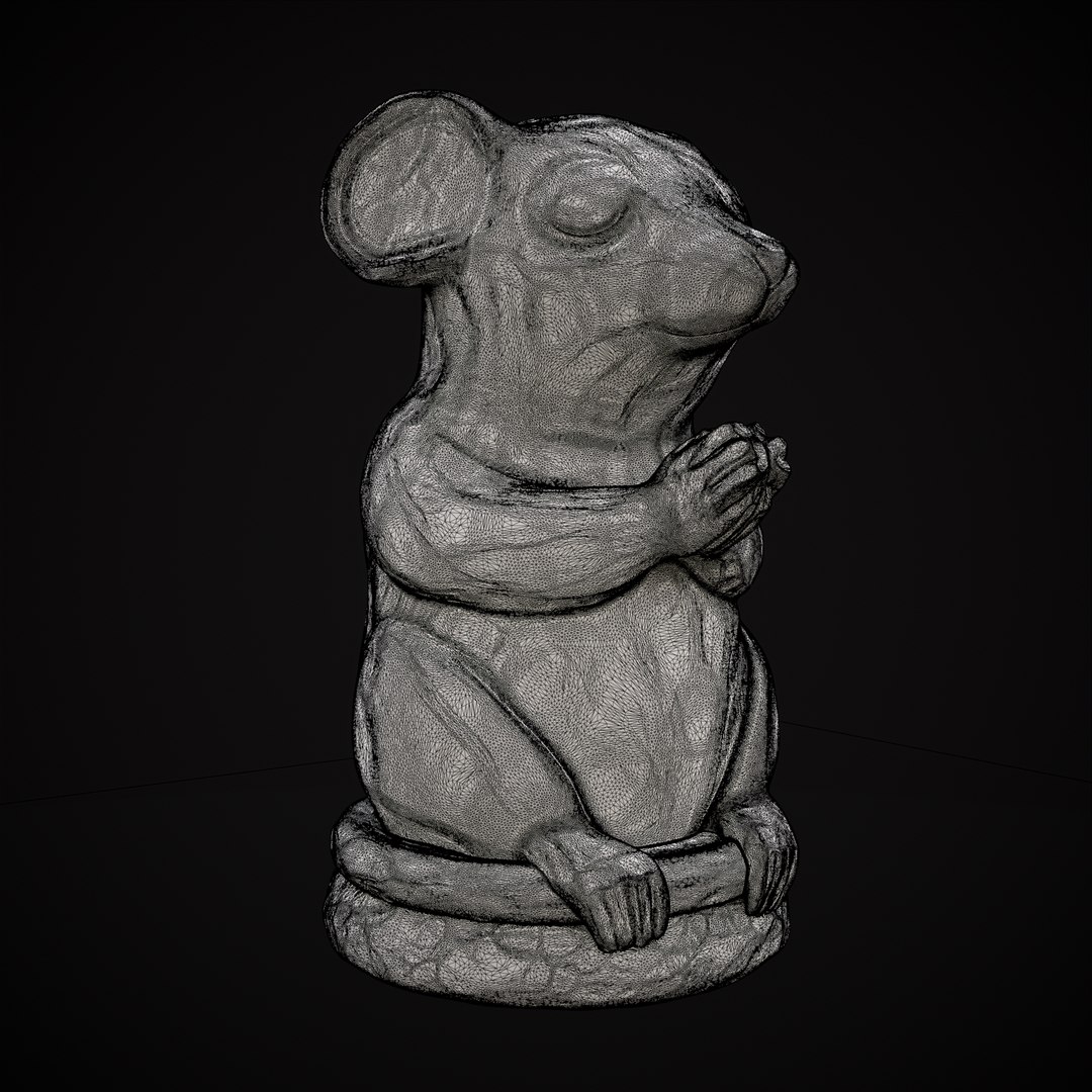 Praying Mouse 3D Print 3D - TurboSquid 2134347