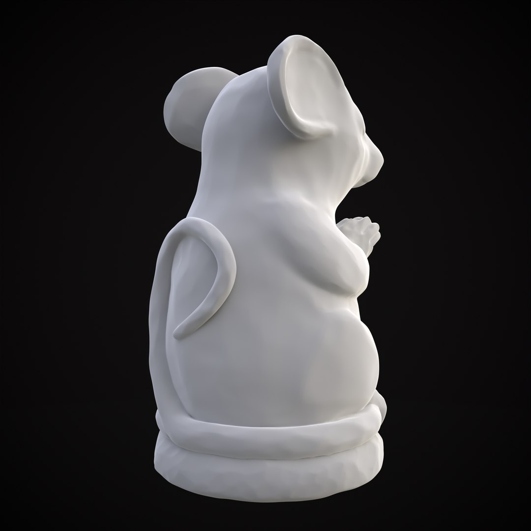 Praying Mouse 3D Print 3D - TurboSquid 2134347