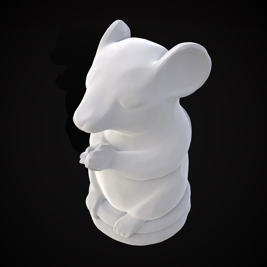 Praying Mouse 3D Print 3D - TurboSquid 2134347