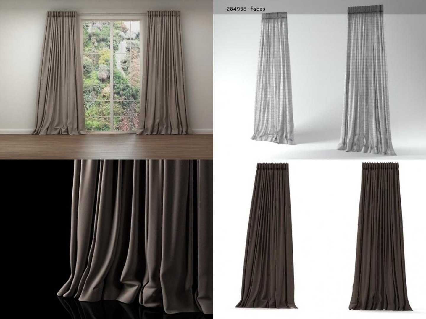 3D Window-curtain N Model - TurboSquid 1180485