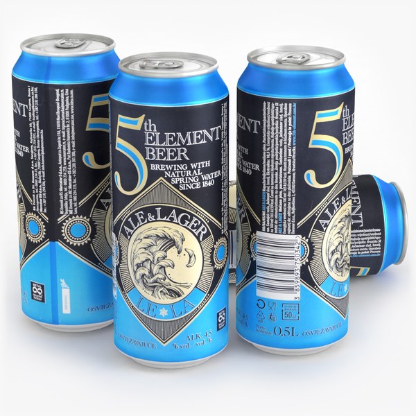 맥주캔 5th Element Ale and Lager 500ml 2024 3D 모델 - TurboSquid 2276197