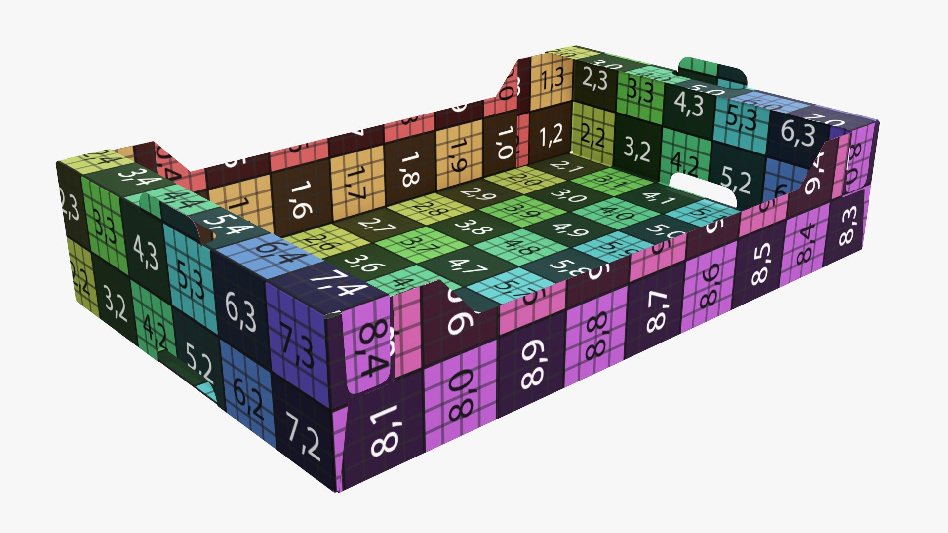 Tray Cardboard Retail 3D Model - TurboSquid 1607075