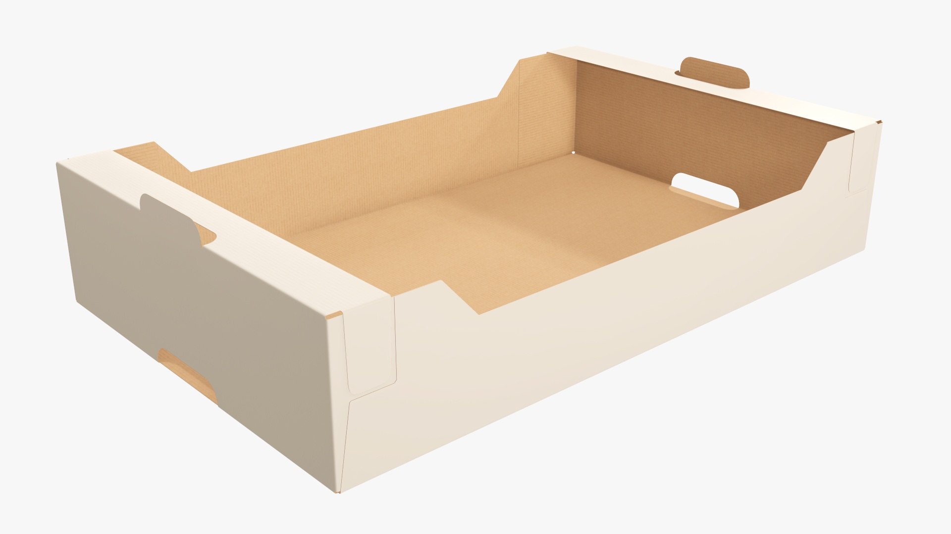 Tray Cardboard Retail 3D Model - TurboSquid 1607075