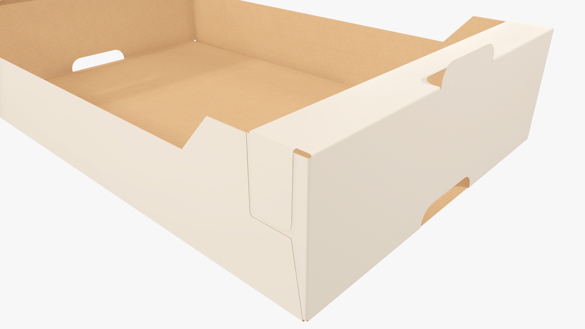 Tray Cardboard Retail 3D Model - TurboSquid 1607075