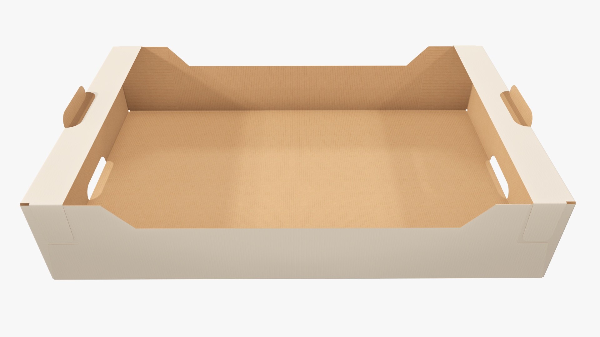Tray Cardboard Retail 3D Model - TurboSquid 1607075