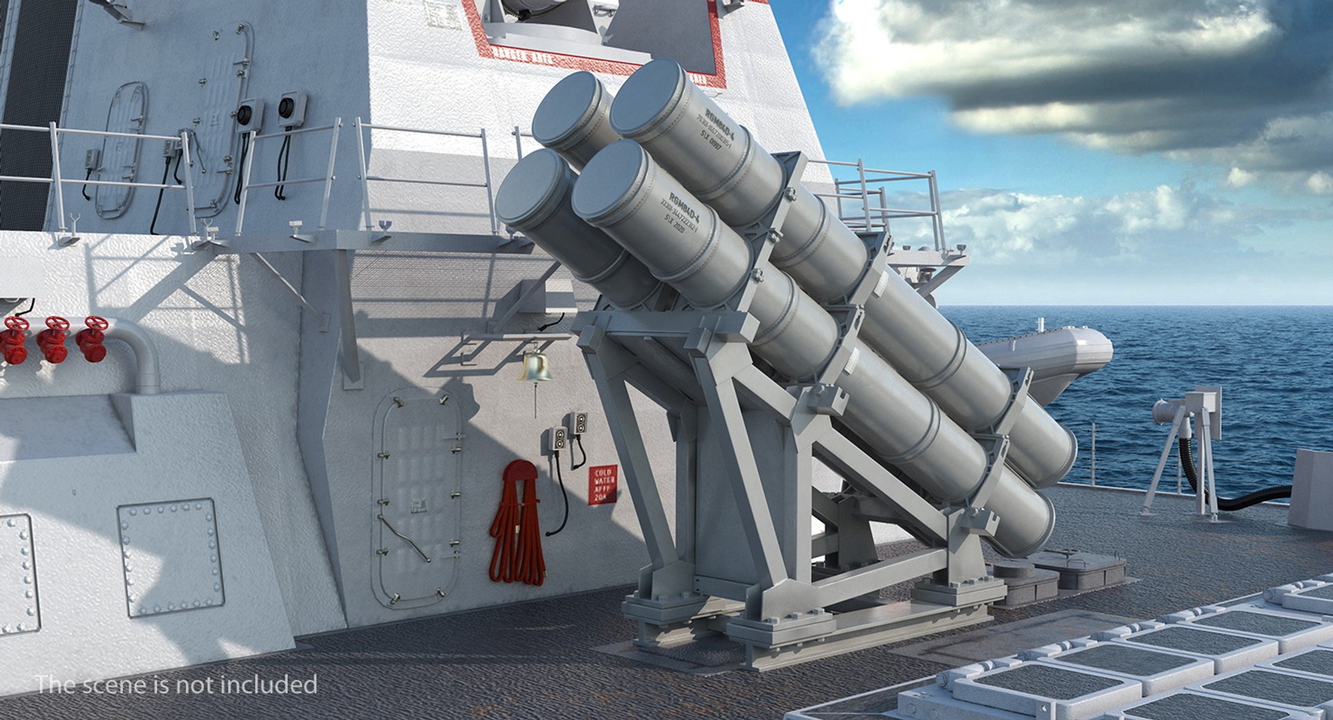 3D Mk 141 Missile Launching - TurboSquid 1394299