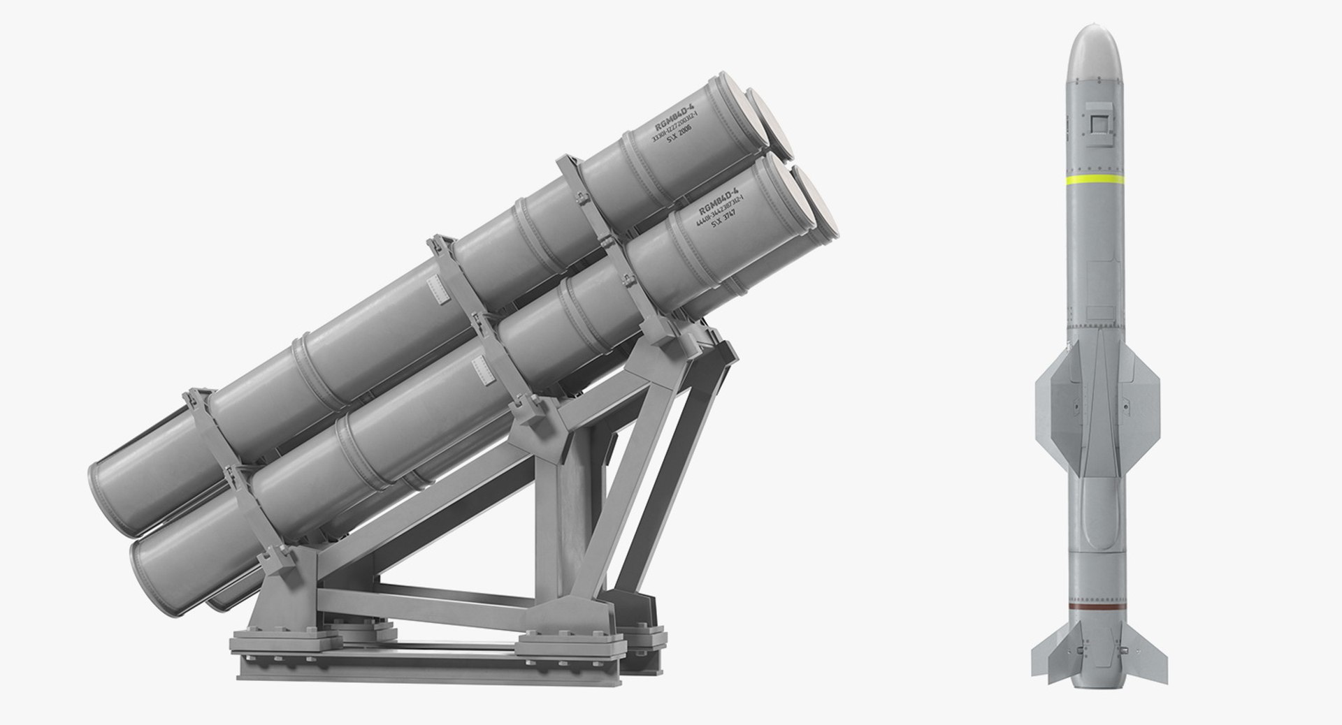 3D Mk 141 Missile Launching - TurboSquid 1394299