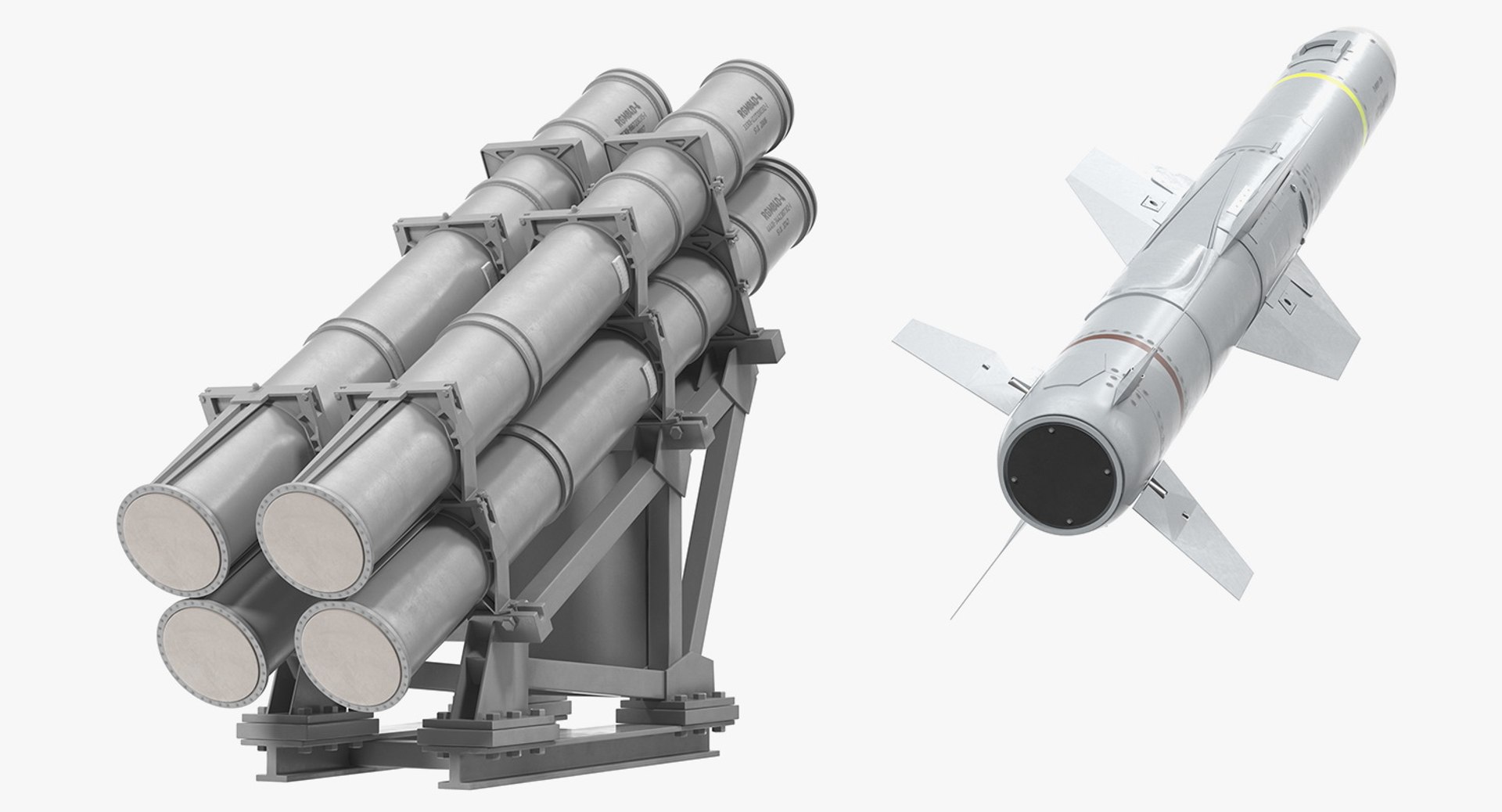 3D Mk 141 Missile Launching - TurboSquid 1394299