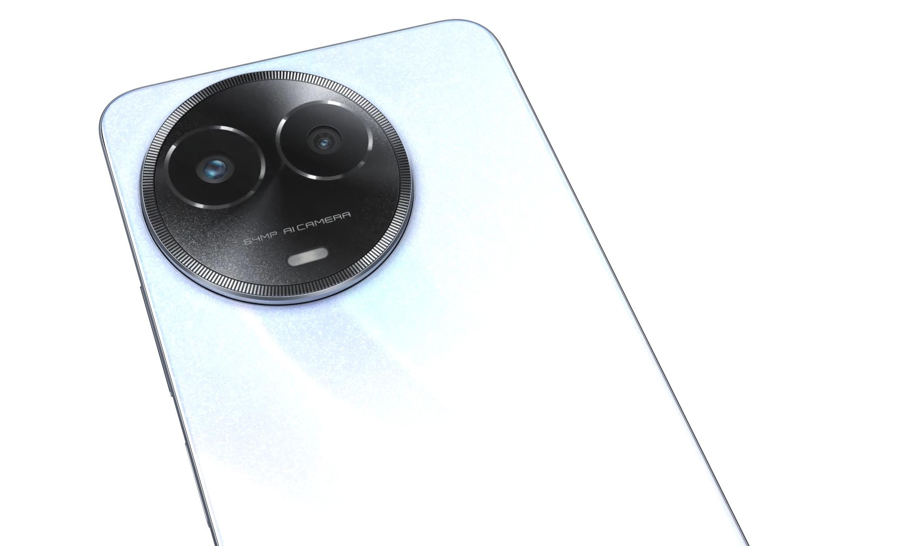 Realme V50s Blue 3D model - TurboSquid 2167158