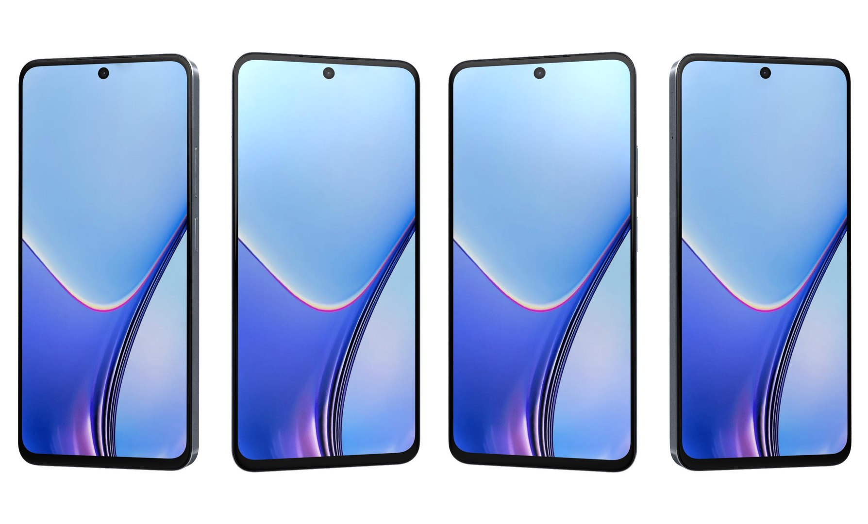 Realme V50s Blue 3D model - TurboSquid 2167158