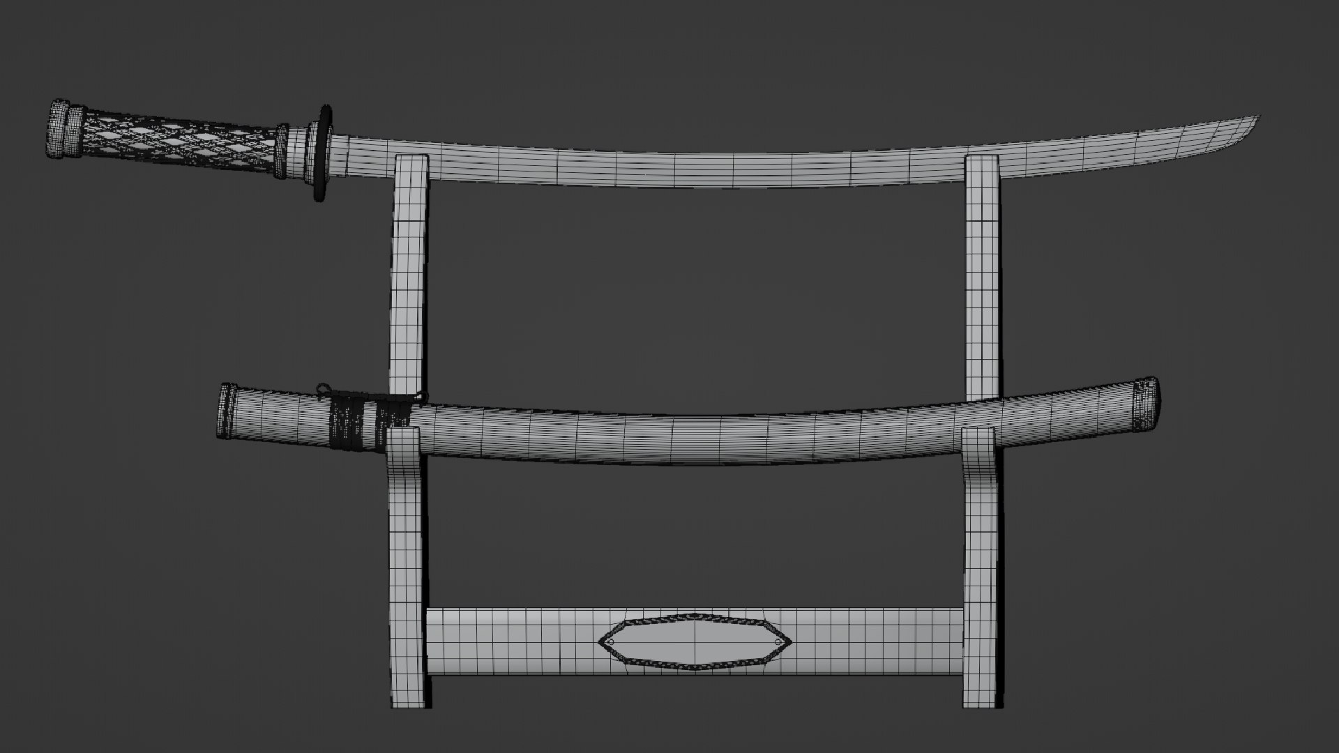 Katana Sword 3D model - TurboSquid 1835749