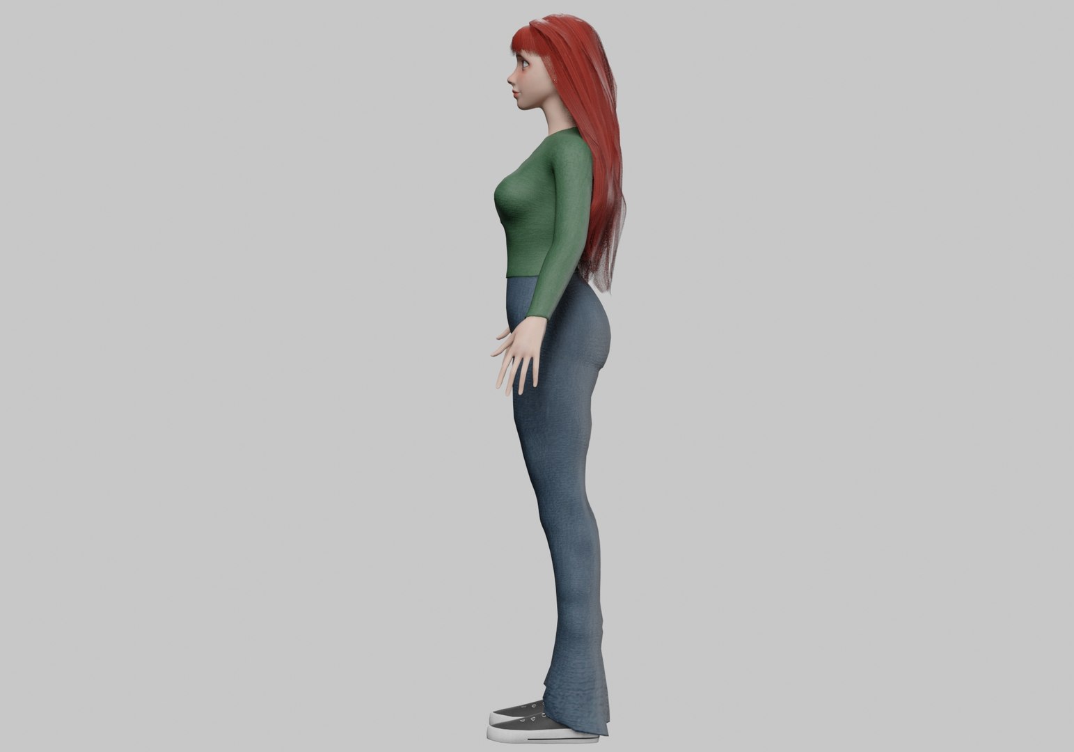 Lovely Cute Woman V32625 3D Model - TurboSquid 2265589