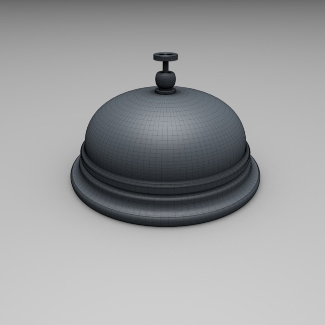 3d Model Of Desk Bell