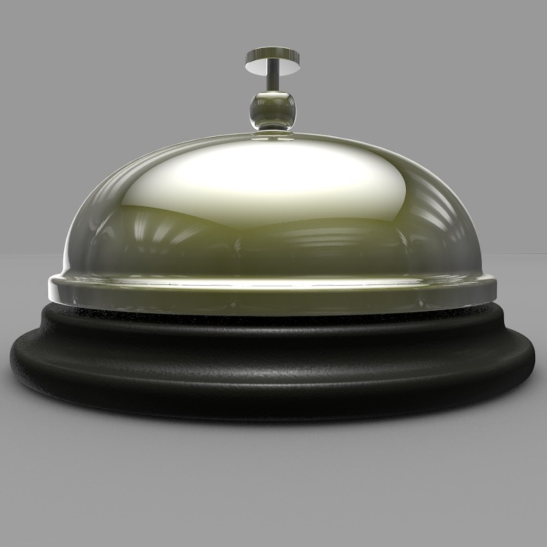3d Model Of Desk Bell