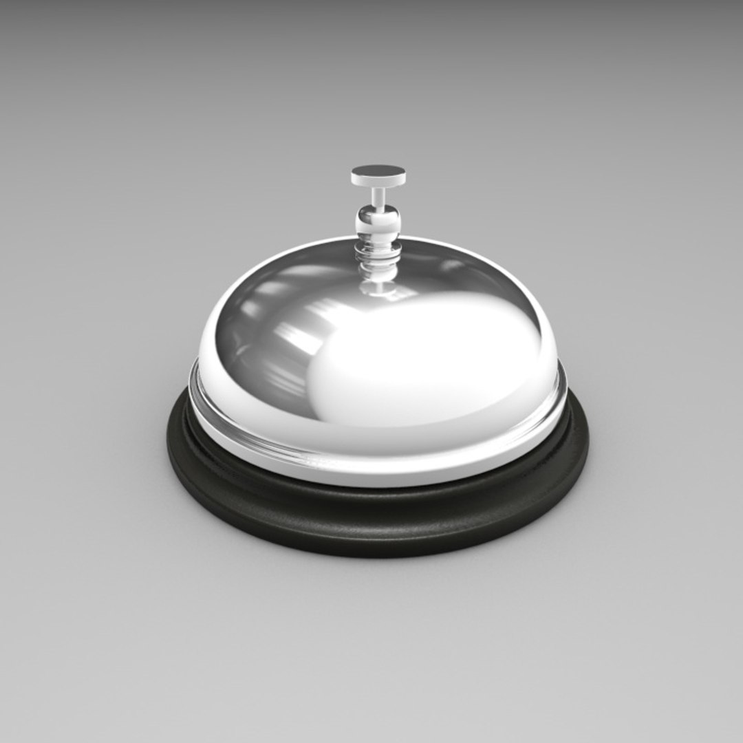 3d Model Of Desk Bell