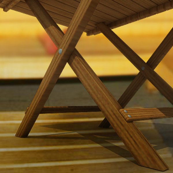 sauna table 3d max