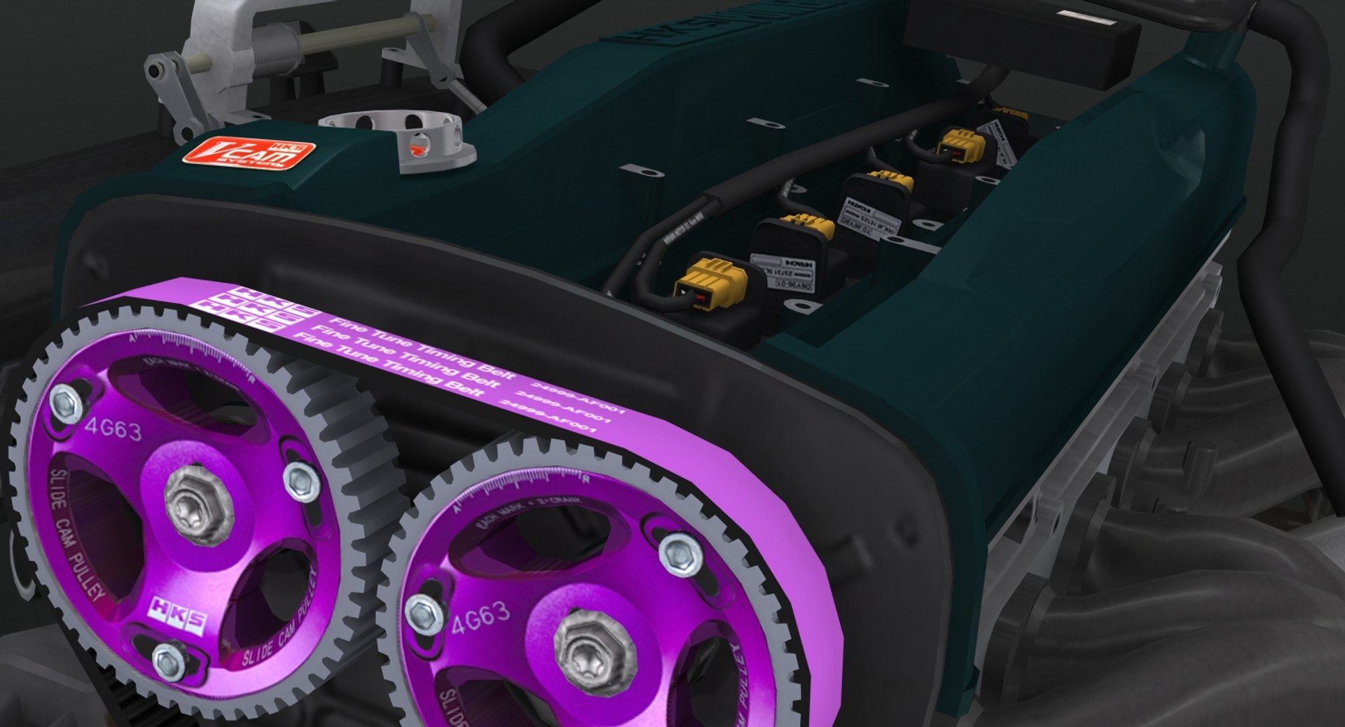 3D parts nissan rb28 hks - TurboSquid 1445749