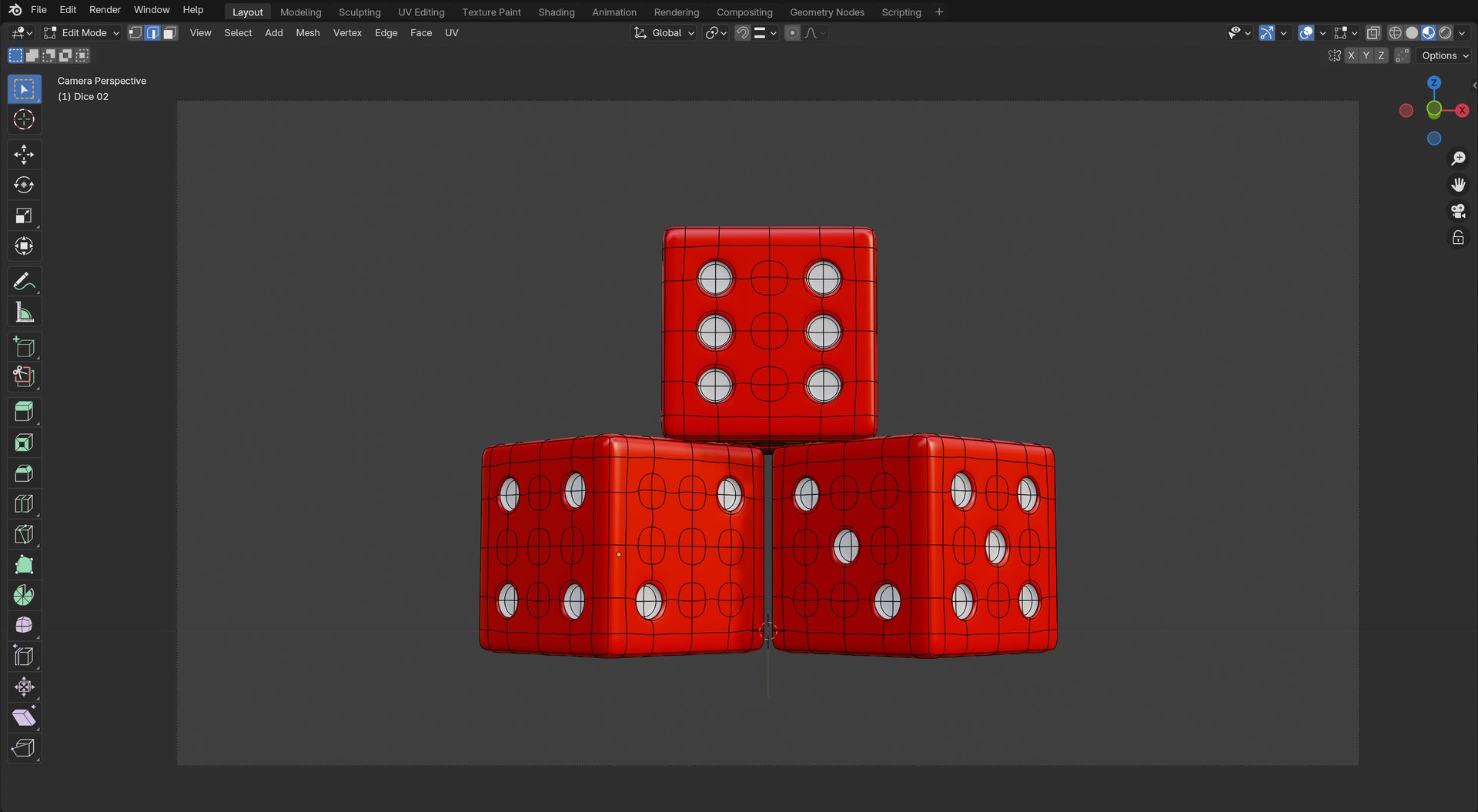3D Model Red Dice - TurboSquid 2328583