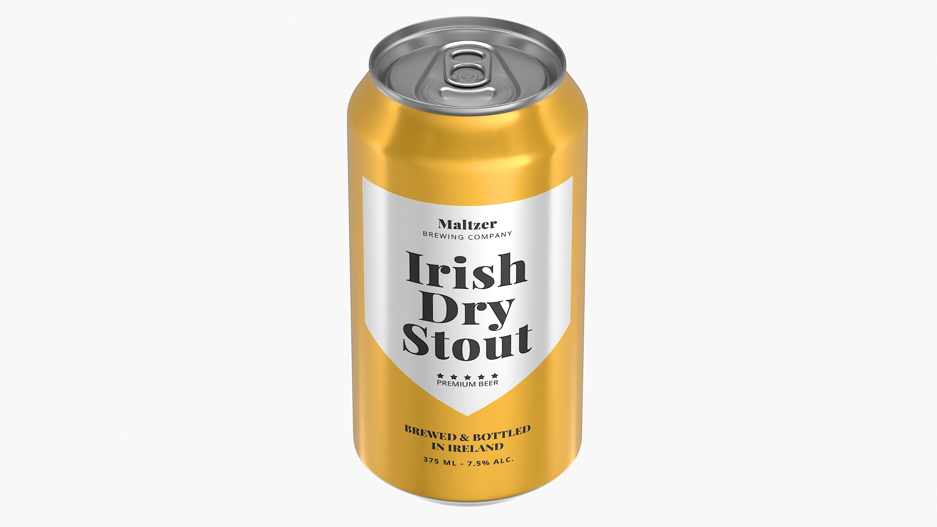 3D Model Standard Beer Can 375ml V1 - TurboSquid 2434843