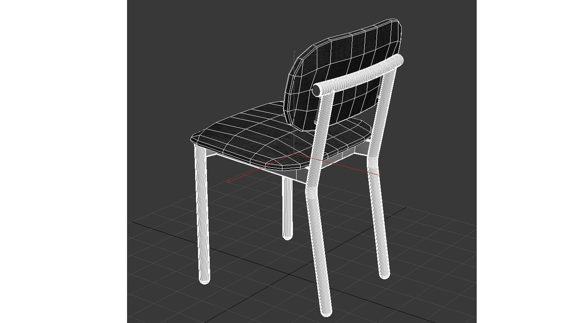 Grand Rapids Chair Ferdinand Black Chair 3D Model - TurboSquid 2050986
