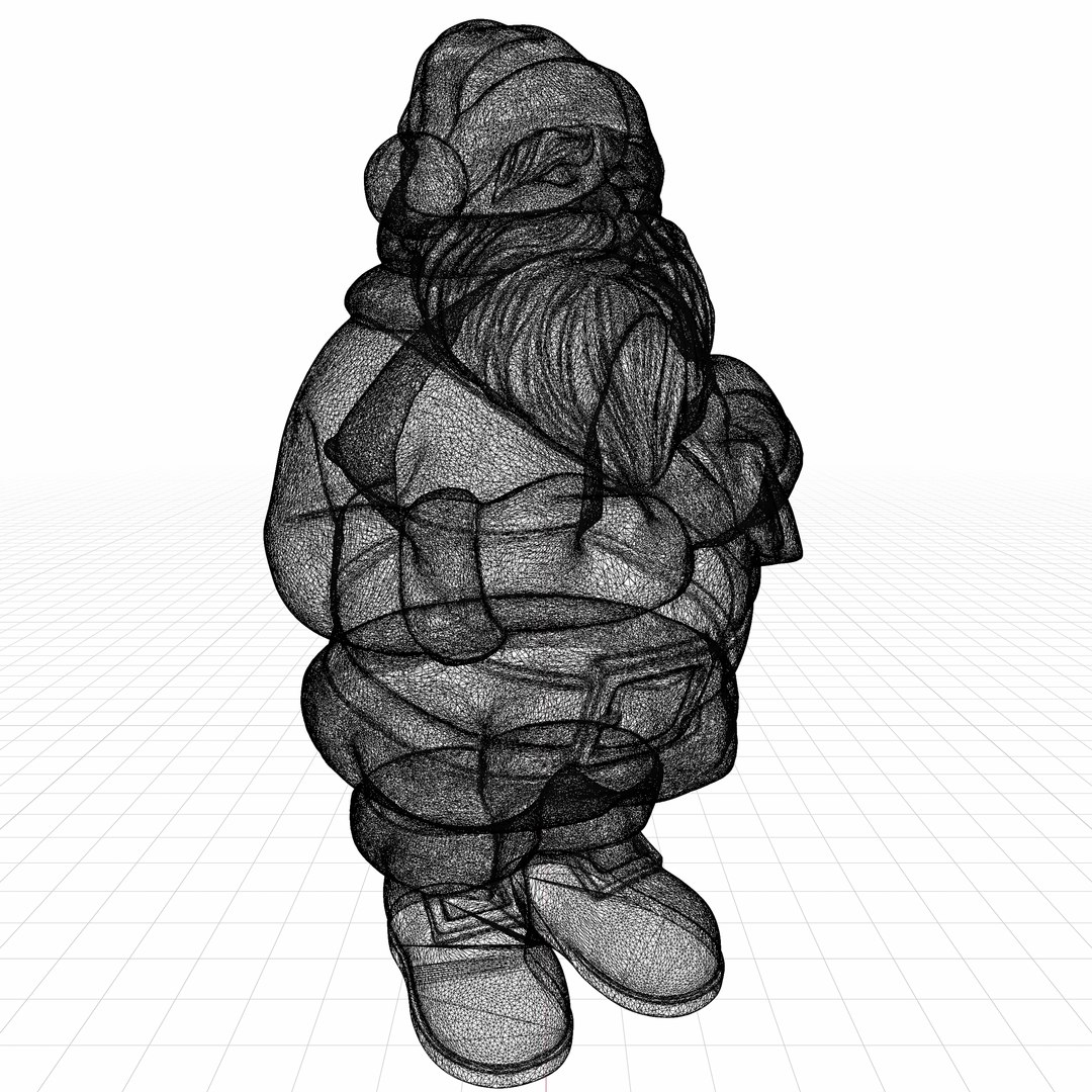 3D Model Santa Claus model - TurboSquid 2171585
