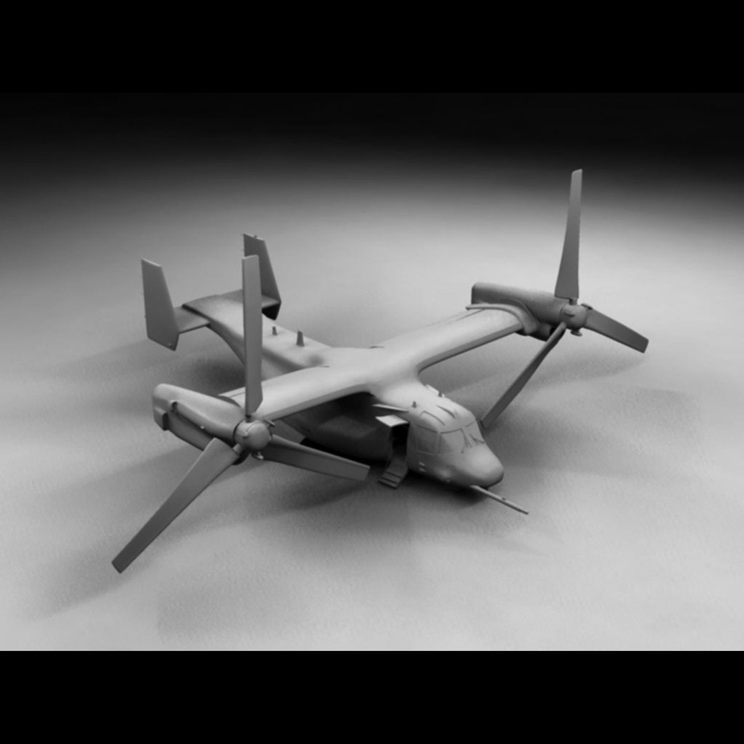3d Pre-rigged Osprey Craft Director Model