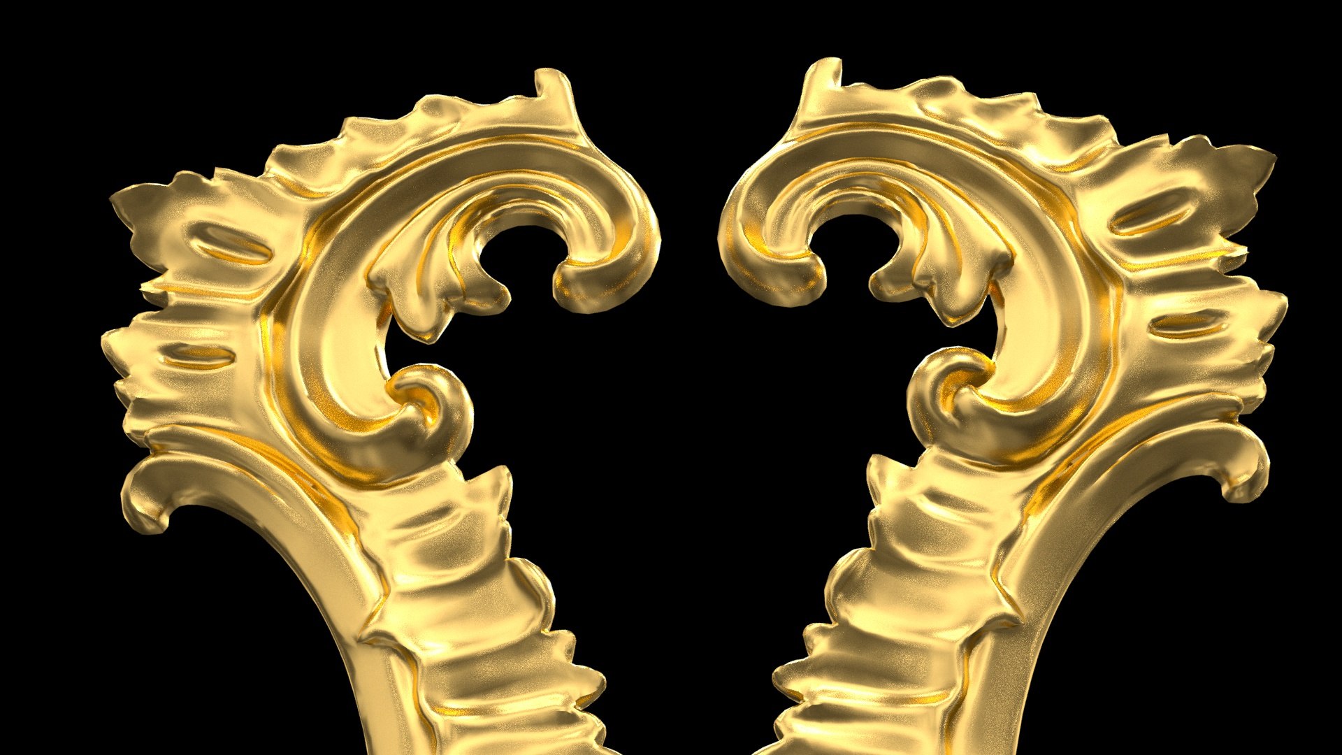 3D Plaster Decorative Bow DS384 - TurboSquid 2384941