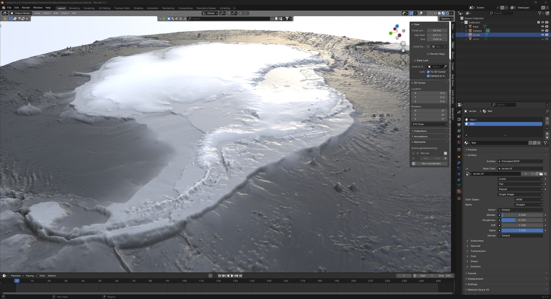 Antarctica Terrain 3d Model 3D Model - TurboSquid 2318957
