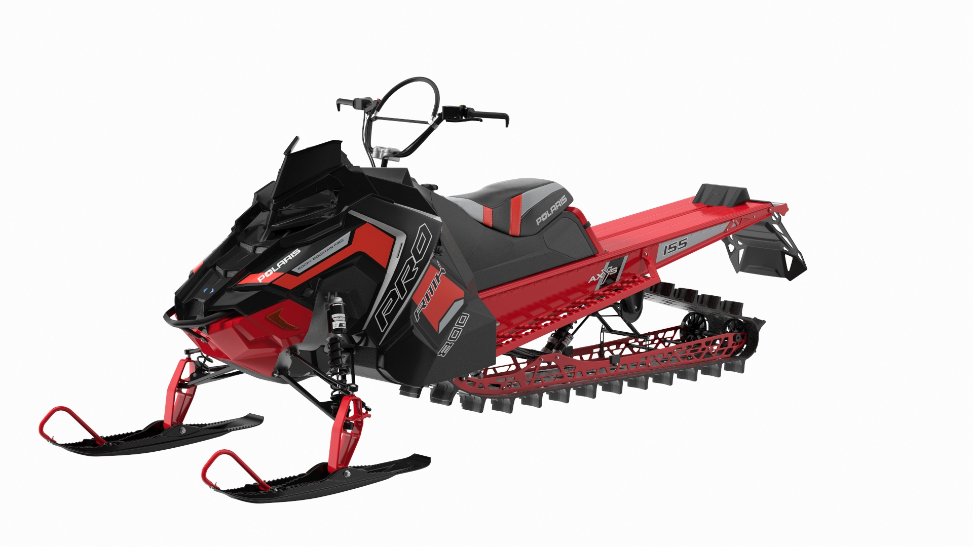 3D Polaris Sled Red Rigged Model - TurboSquid 2054584