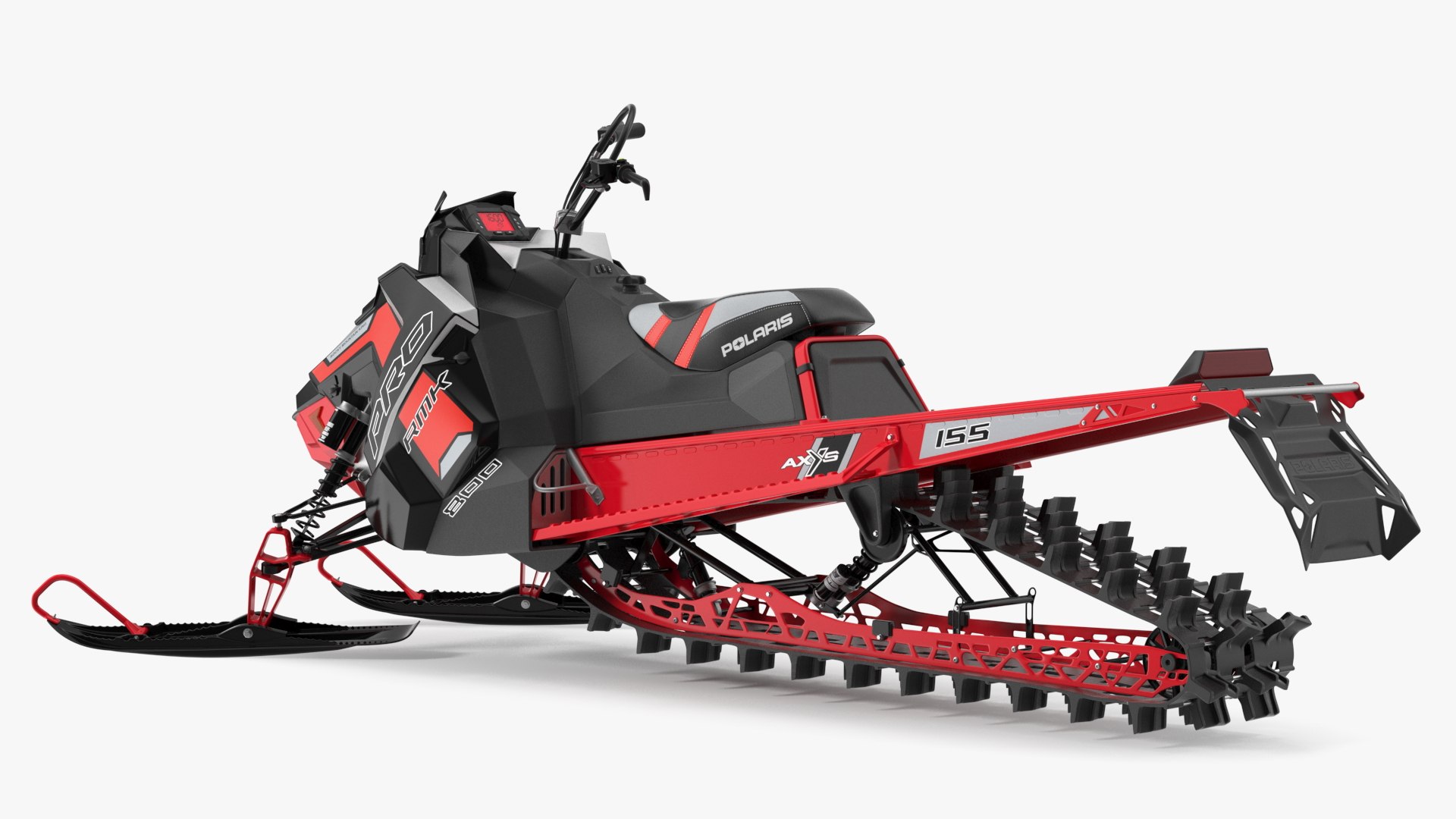 3D Polaris Sled Red Rigged Model - TurboSquid 2054584