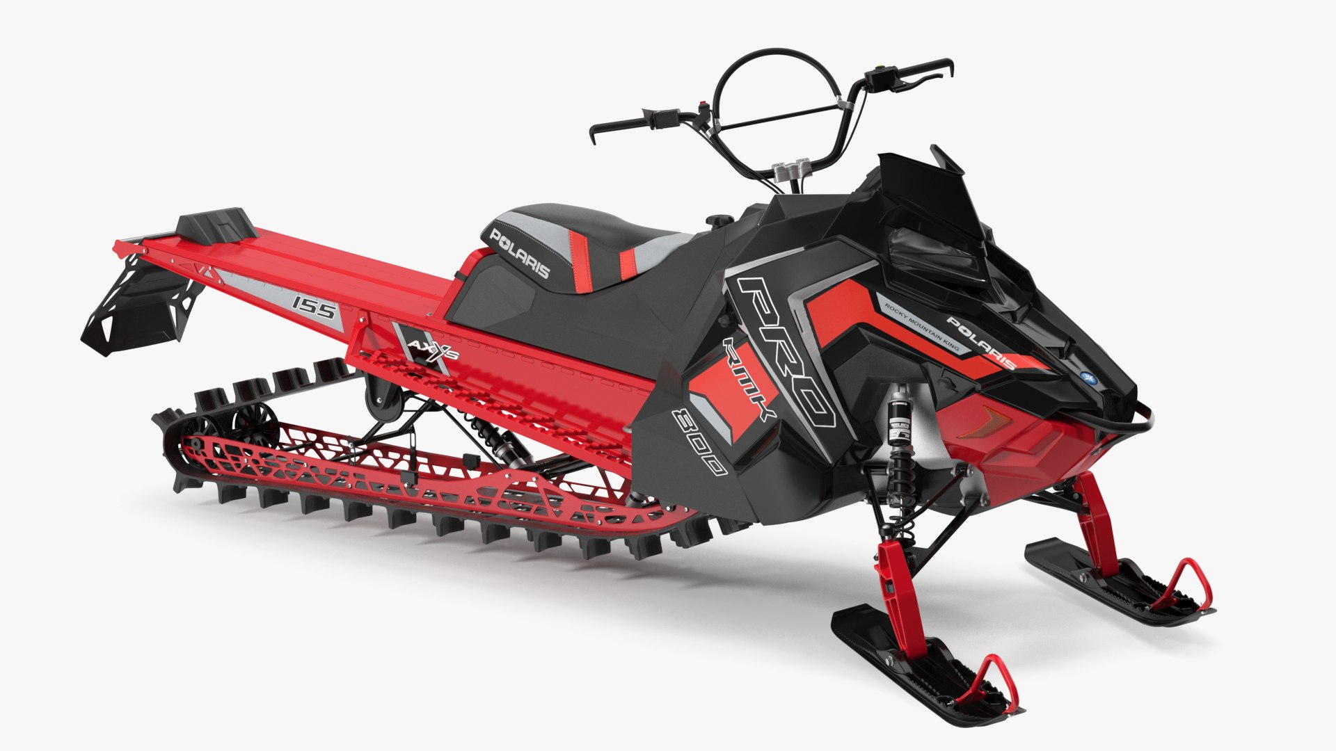 3D Polaris Sled Red Rigged model - TurboSquid 2054584